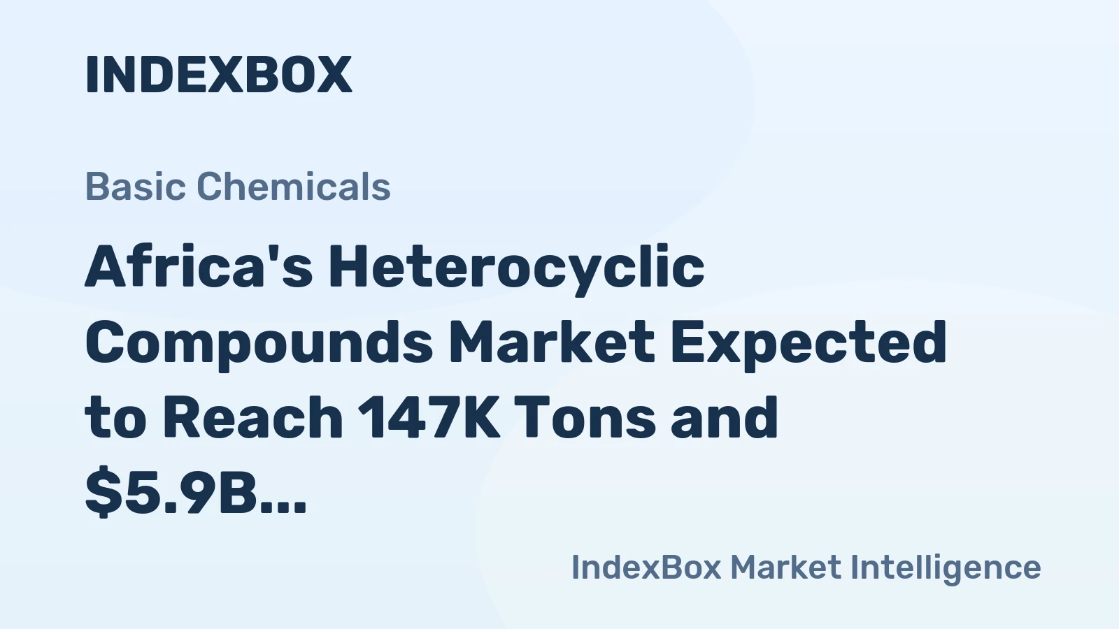 Africa's Heterocyclic Compounds Market Expected to Reach 147K Tons and $5.9B by 2035