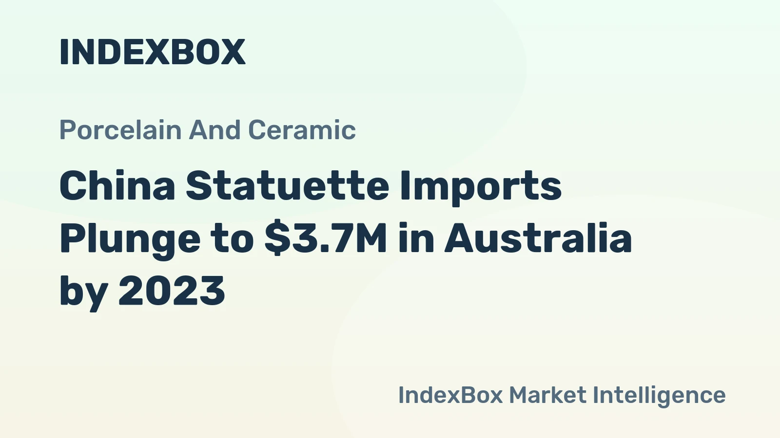 China Statuette Imports Plunge to $3.7M in Australia by 2023