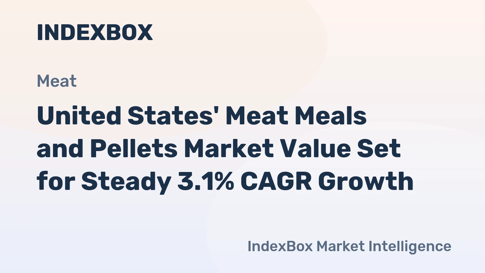 United States' Meat Meals and Pellets Market Value Set for Steady 3.1% CAGR Growth