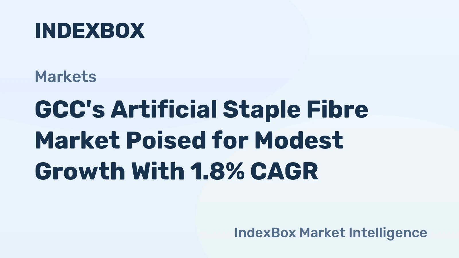GCC's Artificial Staple Fibre Market Poised for Modest Growth With 1.8% CAGR