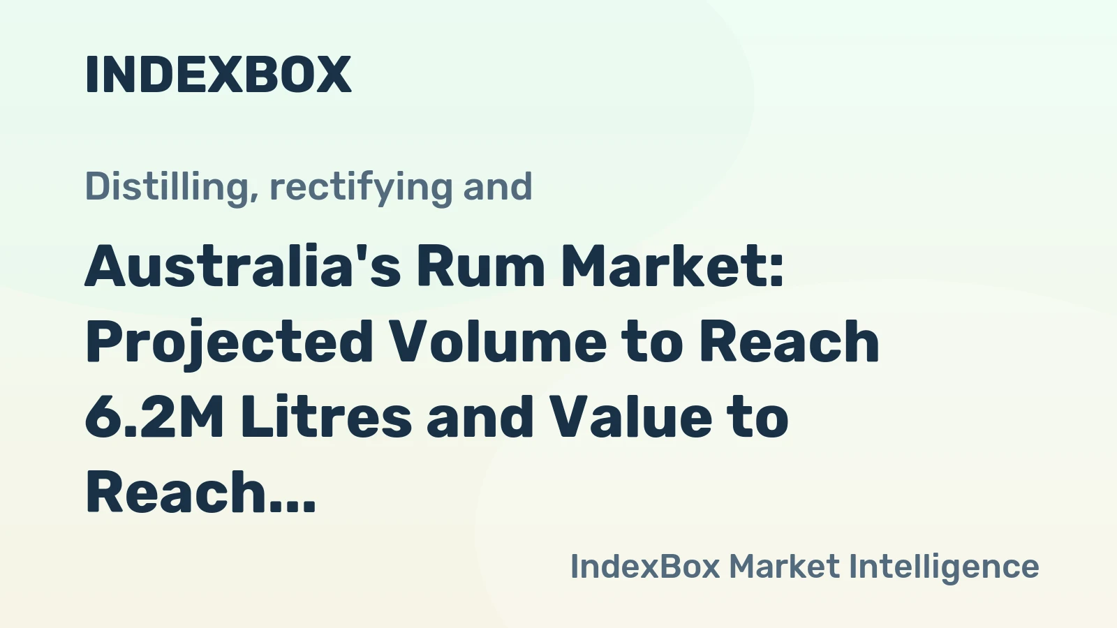 Australia's Rum Market: Projected Volume to Reach 6.2M Litres and Value to Reach $37M by 2035