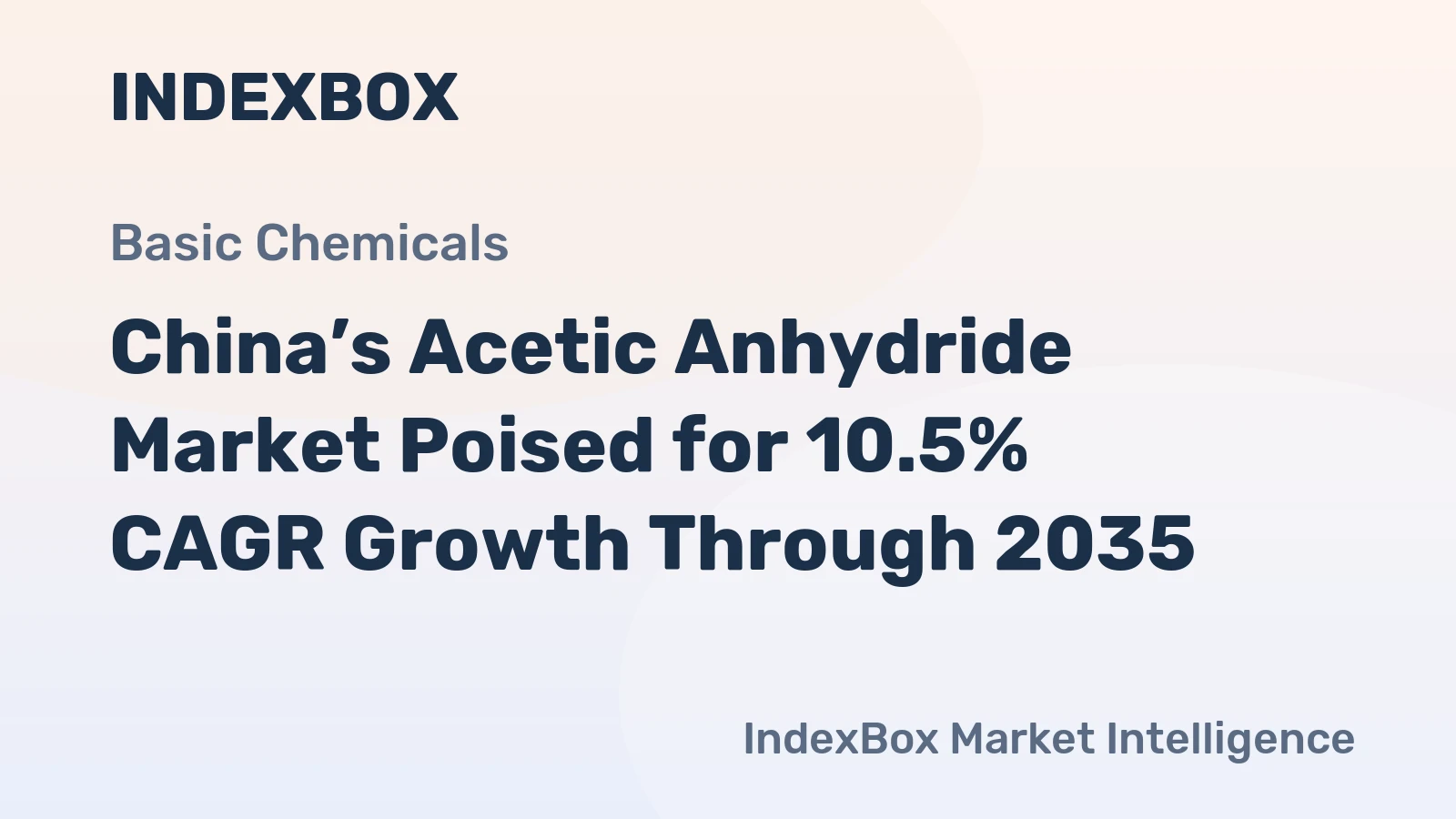 China’s Acetic Anhydride Market Poised for 10.5% CAGR Growth Through 2035