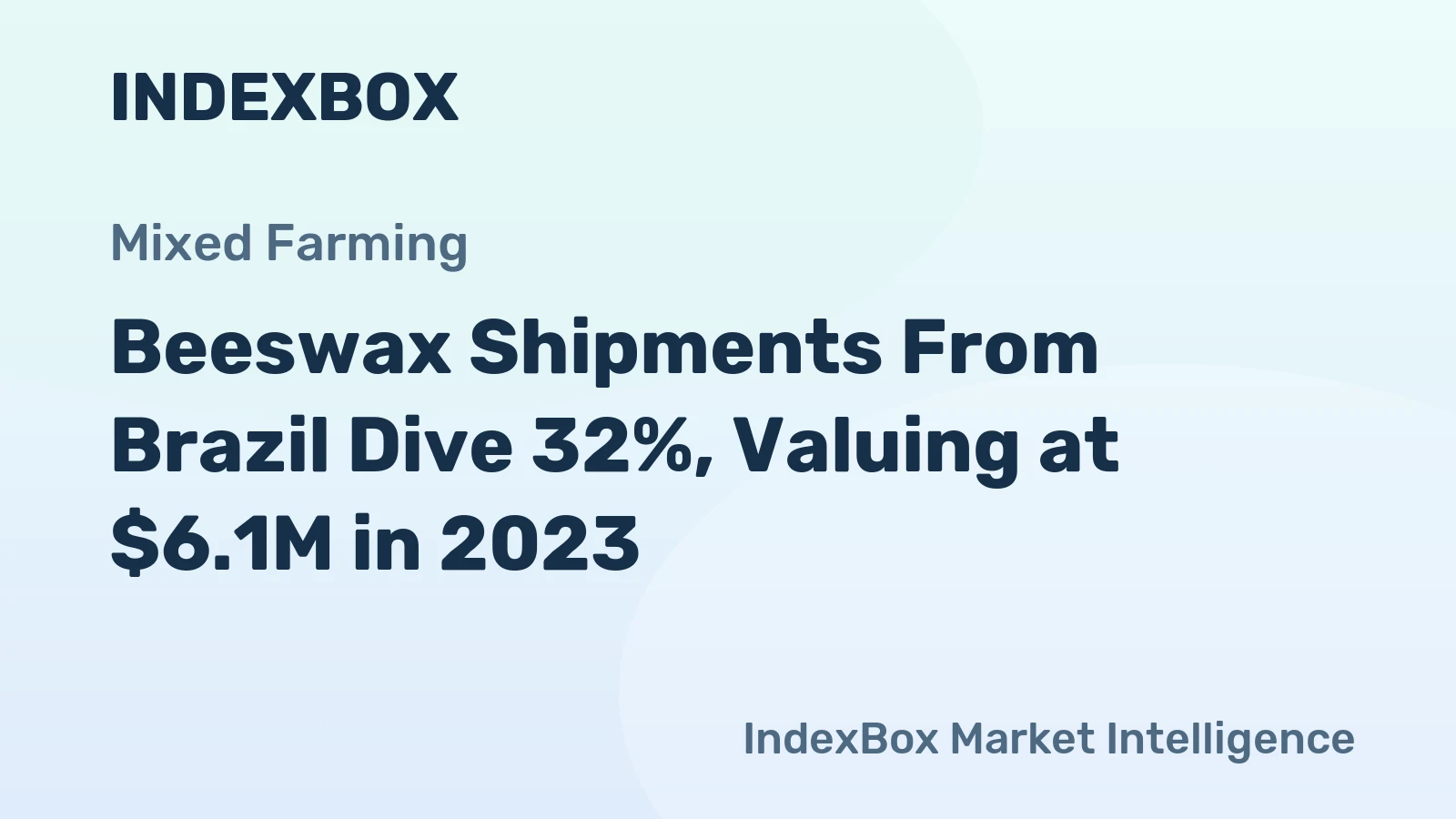 Beeswax Shipments From Brazil Dive 32%, Valuing at $6.1M in 2023