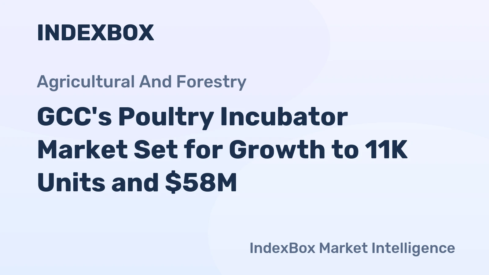GCC's Poultry Incubator Market Set for Growth to 11K Units and $58M