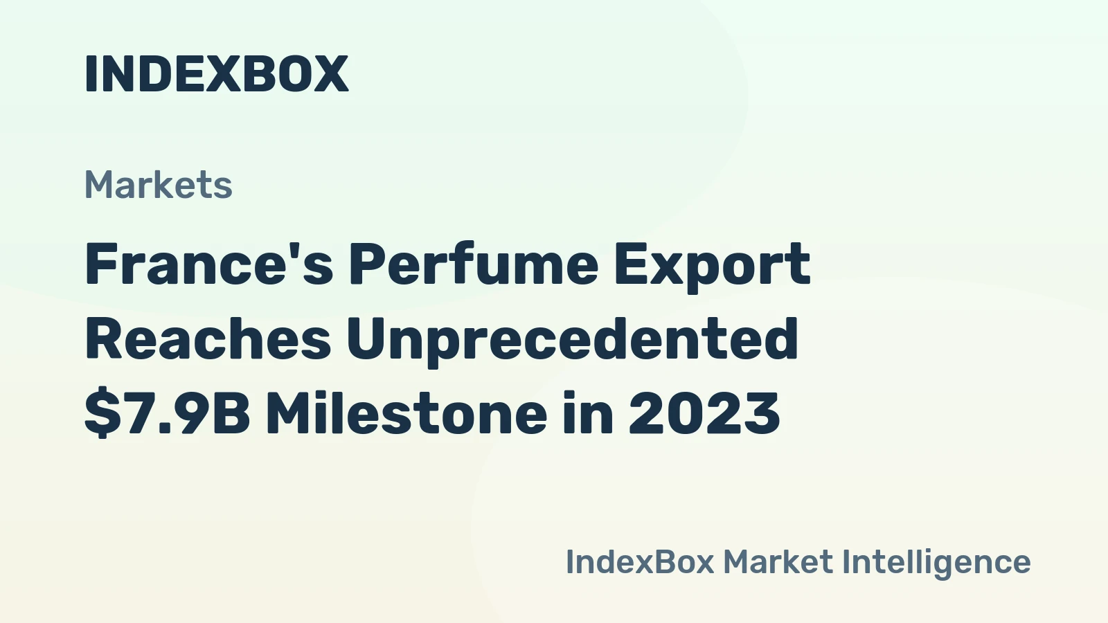 France's Perfume Export Reaches Unprecedented $7.9B Milestone in 2023
