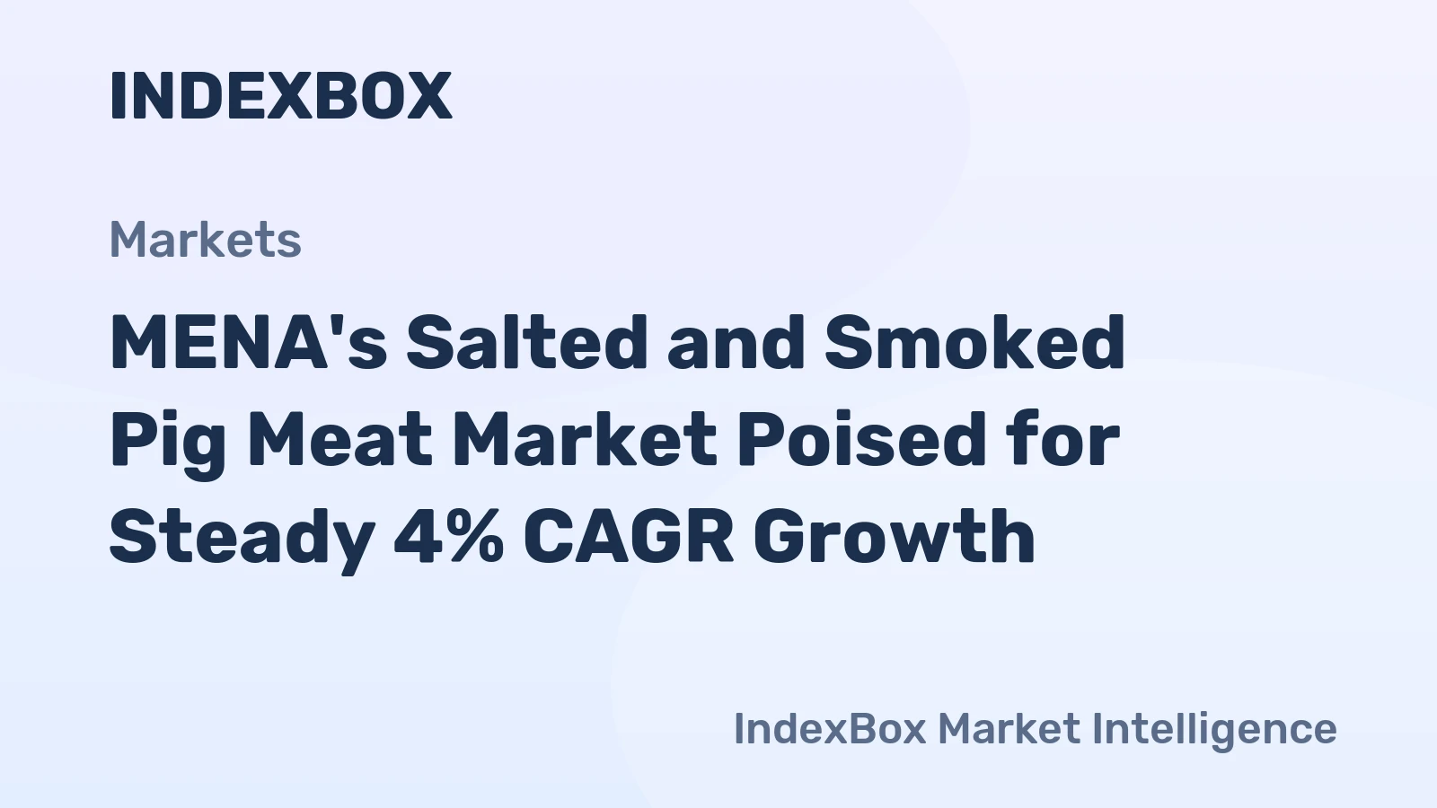MENA's Salted and Smoked Pig Meat Market Poised for Steady 4% CAGR Growth