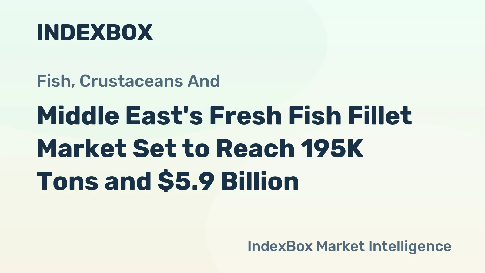 Middle East's Fresh Fish Fillet Market Set to Reach 195K Tons and $5.9 Billion