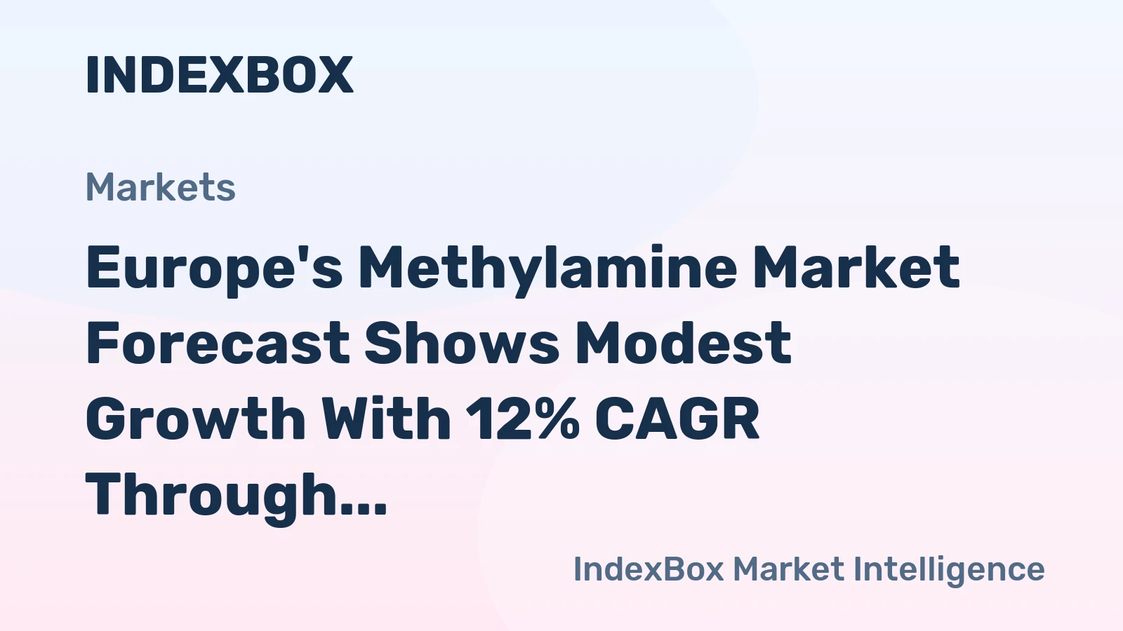 Europe's Methylamine Market Forecast Shows Modest Growth With 12% CAGR Through 2035