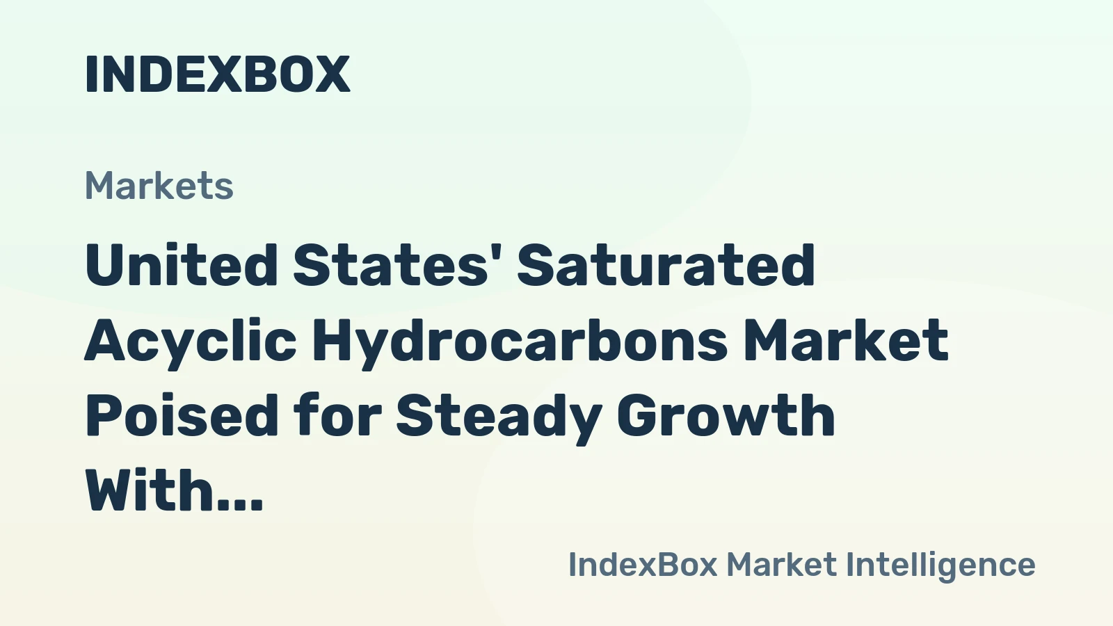 United States' Saturated Acyclic Hydrocarbons Market Poised for Steady Growth With 3% CAGR in Value