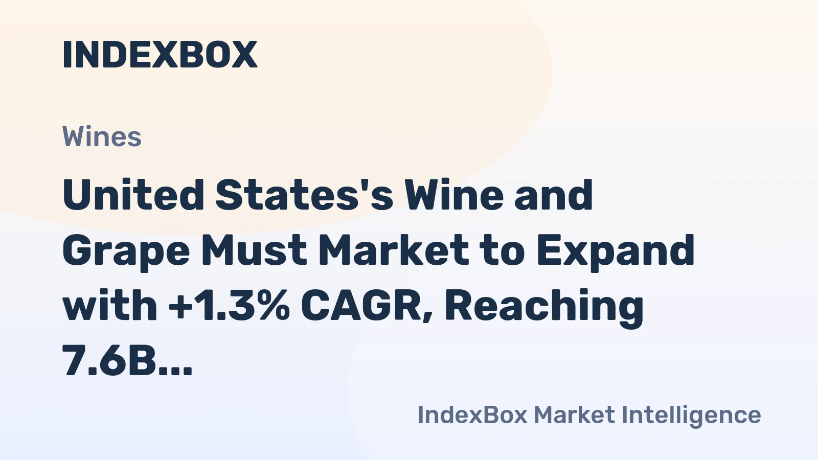 United States's Wine and Grape Must Market to Expand with +1.3% CAGR, Reaching 7.6B Litres by 2035