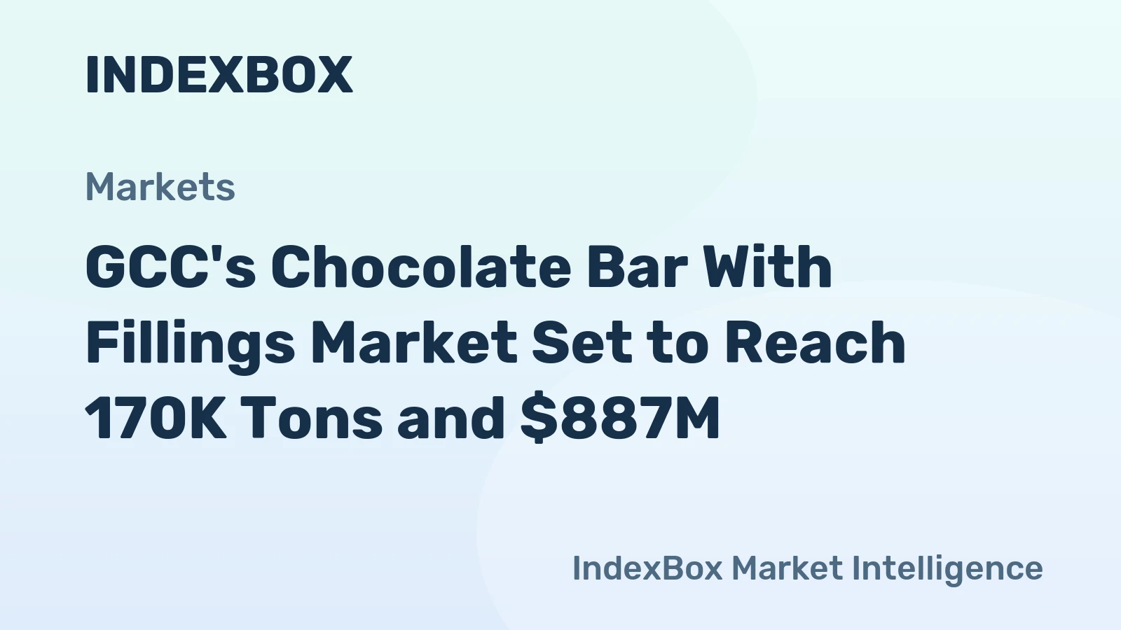 GCC's Chocolate Bar With Fillings Market Set to Reach 170K Tons and $887M