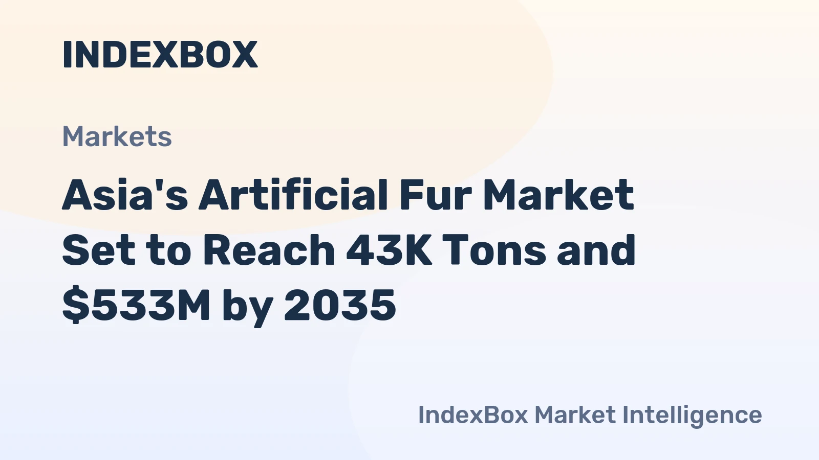 Asia's Artificial Fur Market Set to Reach 43K Tons and $533M by 2035