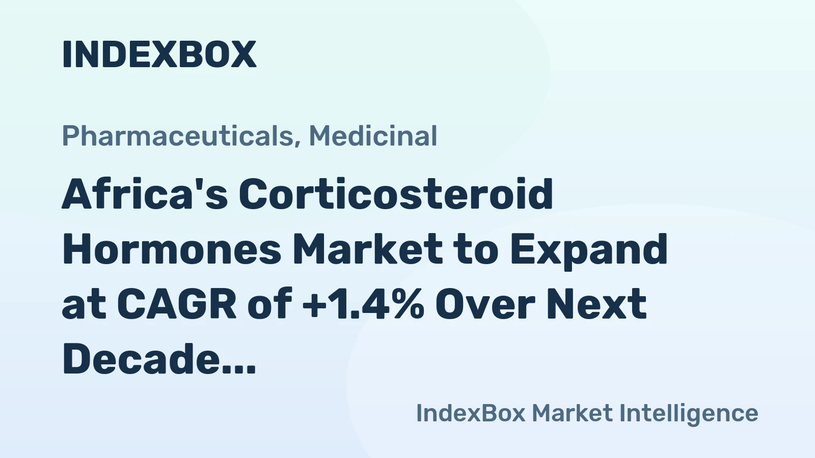 Africa's Corticosteroid Hormones Market to Expand at CAGR of +1.4% Over Next Decade