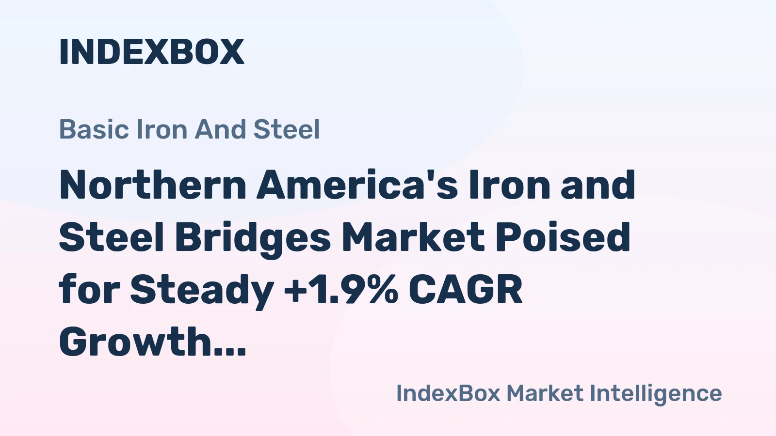 Northern America's Iron and Steel Bridges Market Poised for Steady +1.9% CAGR Growth Through 2035