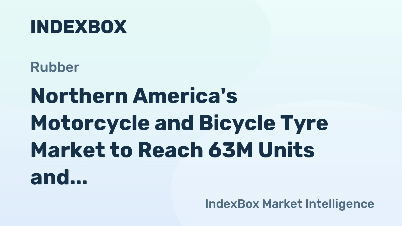 Northern America's Motorcycle and Bicycle Tyre Market to Reach 63M Units and $733M by 2035