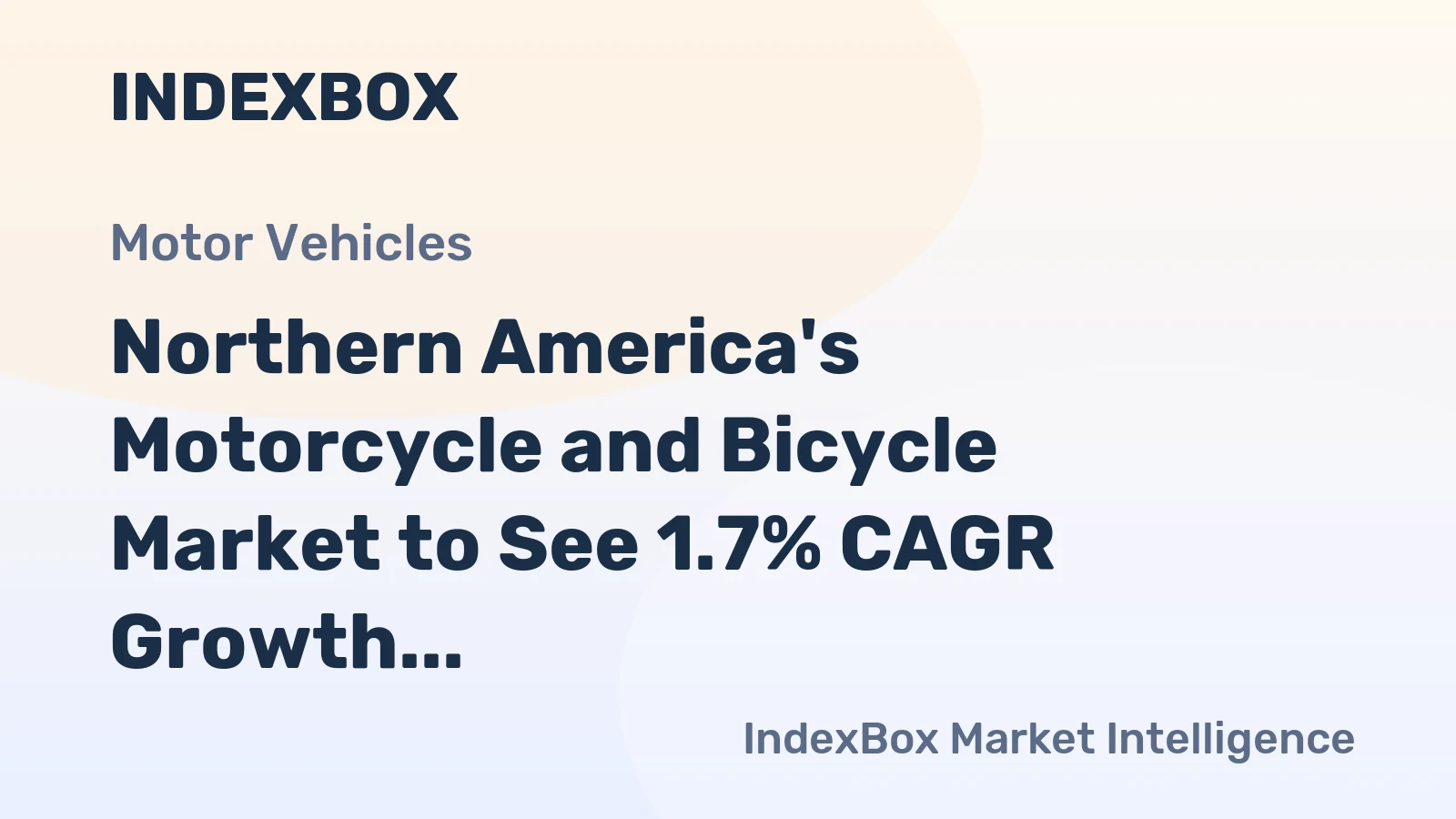Northern America's Motorcycle and Bicycle Market to See 1.7% CAGR Growth from 2024-2035