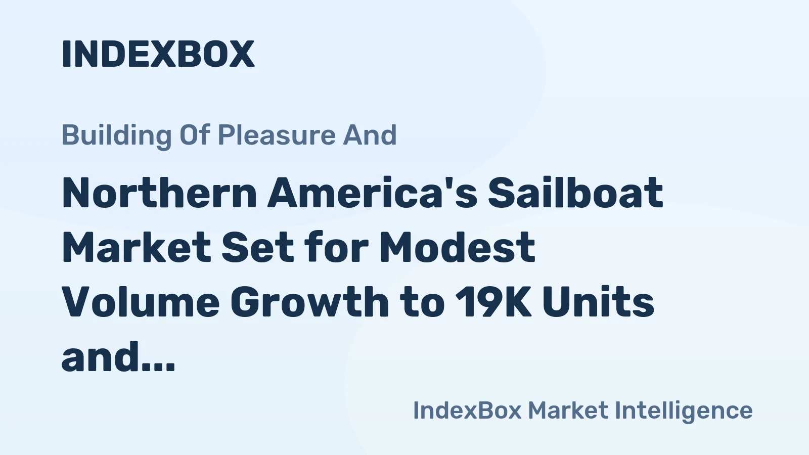 Northern America's Sailboat Market Set for Modest Volume Growth to 19K Units and Value Increase to $1.4B