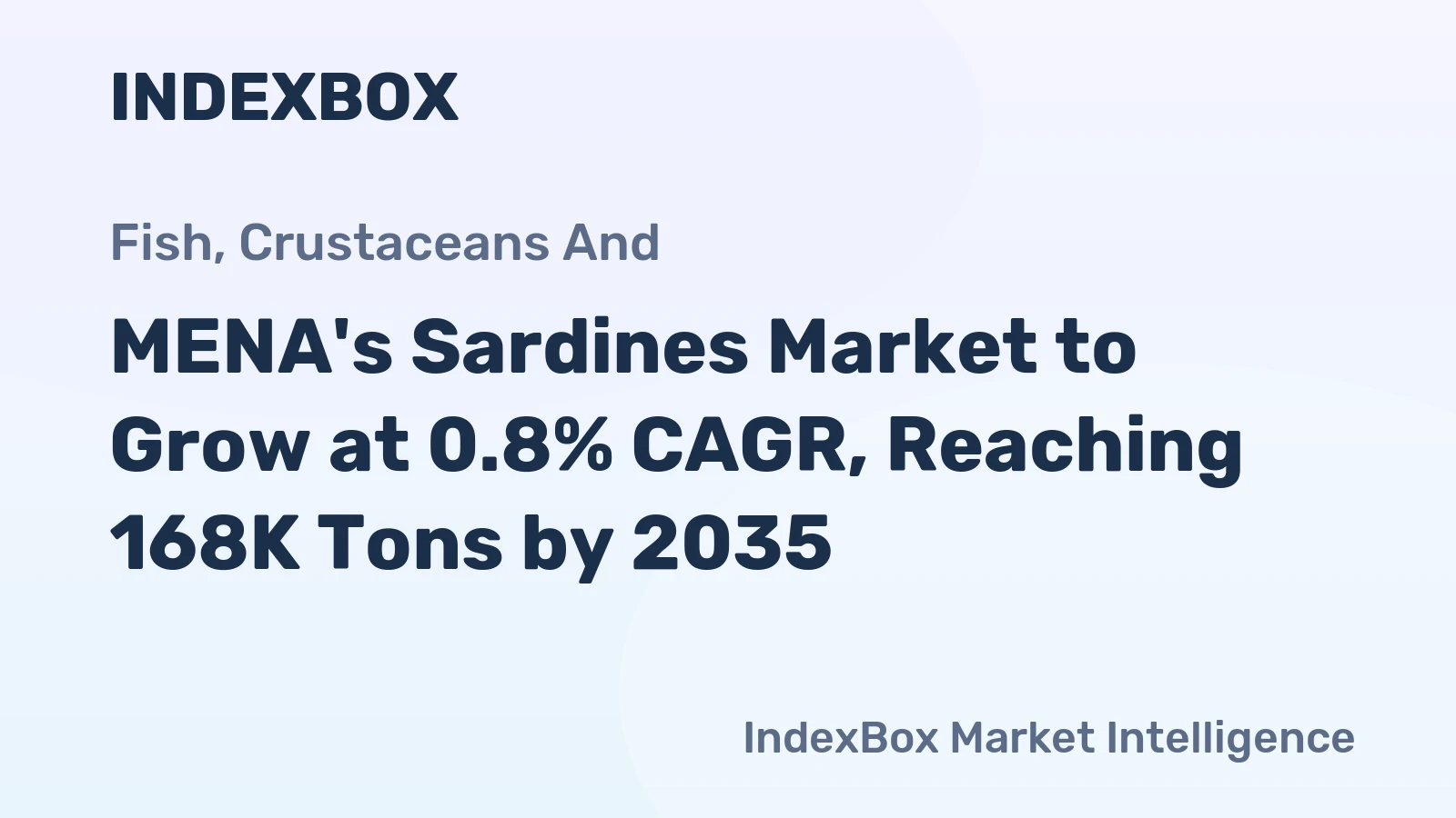 MENA's Sardines Market to Grow at 0.8% CAGR, Reaching 168K Tons by 2035
