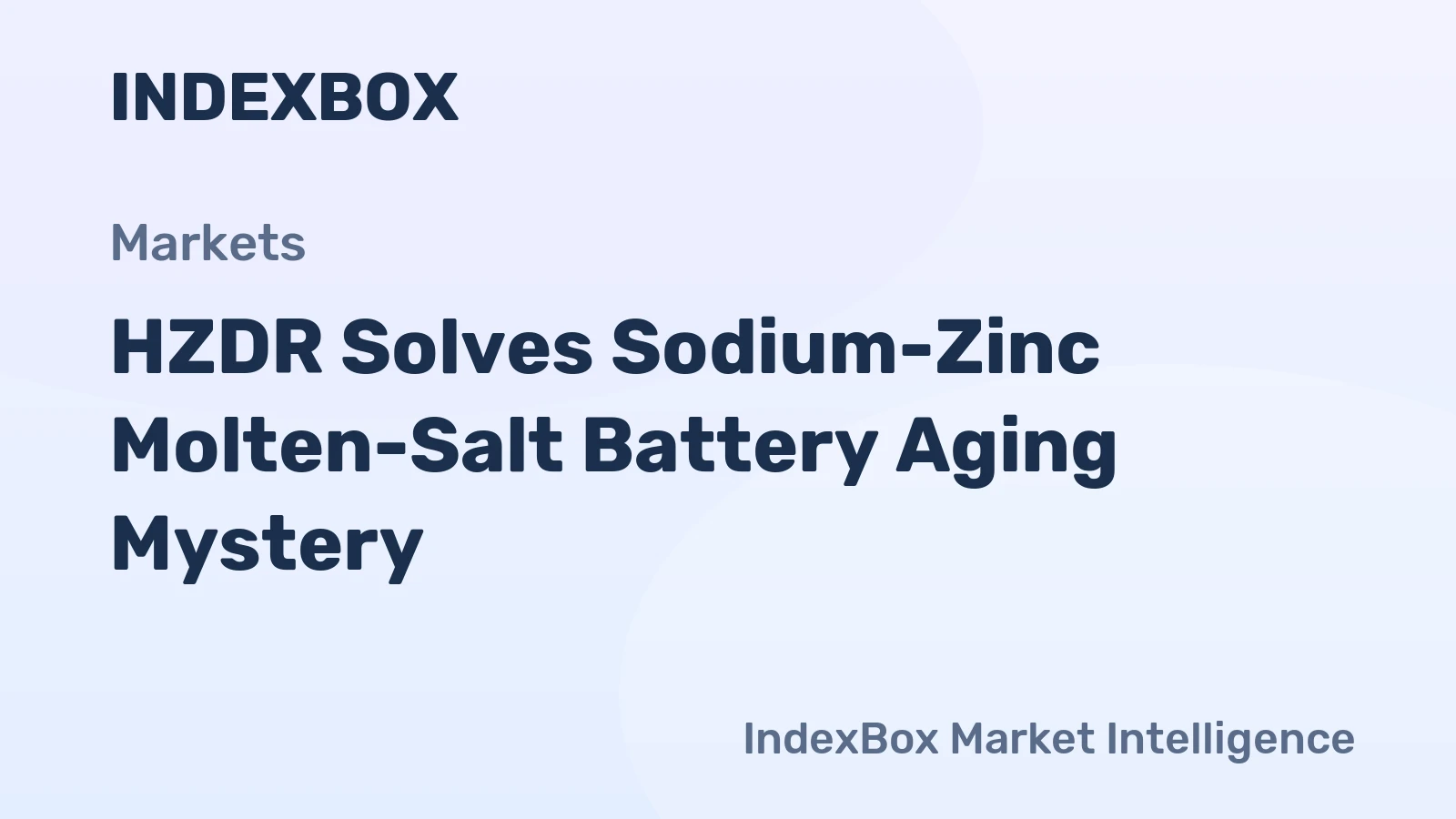 HZDR Solves Sodium-Zinc Molten-Salt Battery Aging Mystery