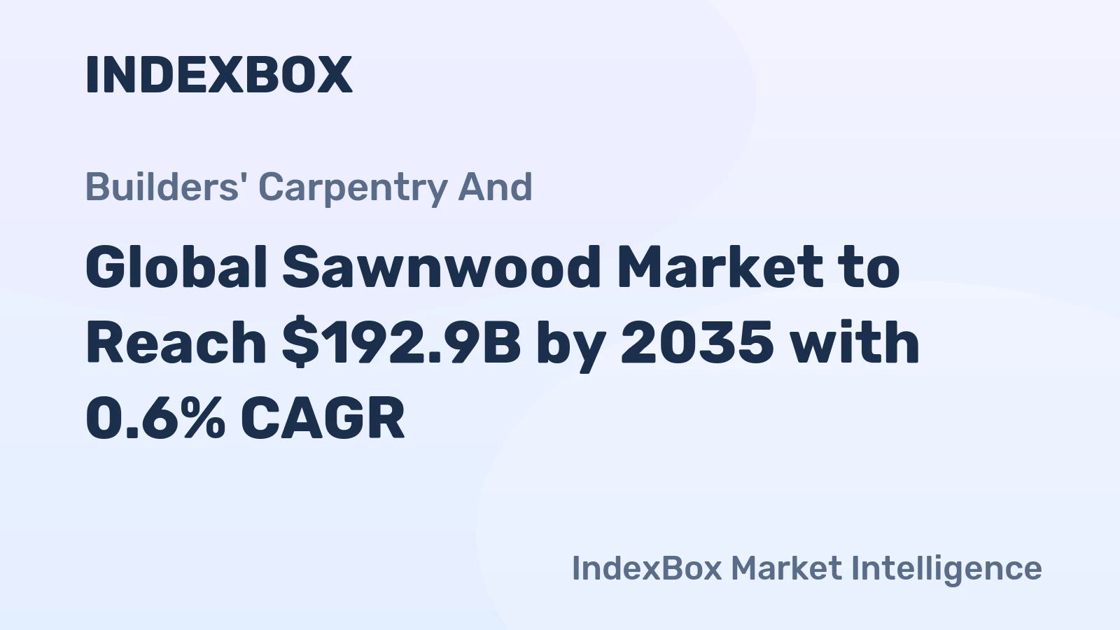 Global Sawnwood Market to Reach $192.9B by 2035 with 0.6% CAGR