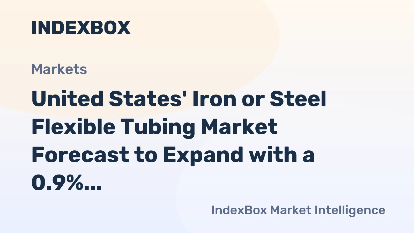 United States' Iron or Steel Flexible Tubing Market Forecast to Expand with a 0.9% CAGR