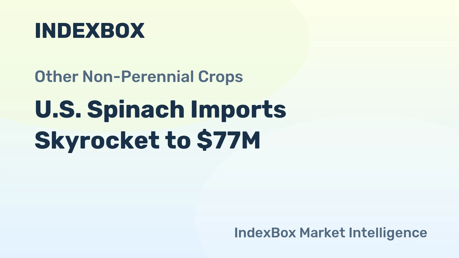 U.S. Spinach Imports Skyrocket to $77M