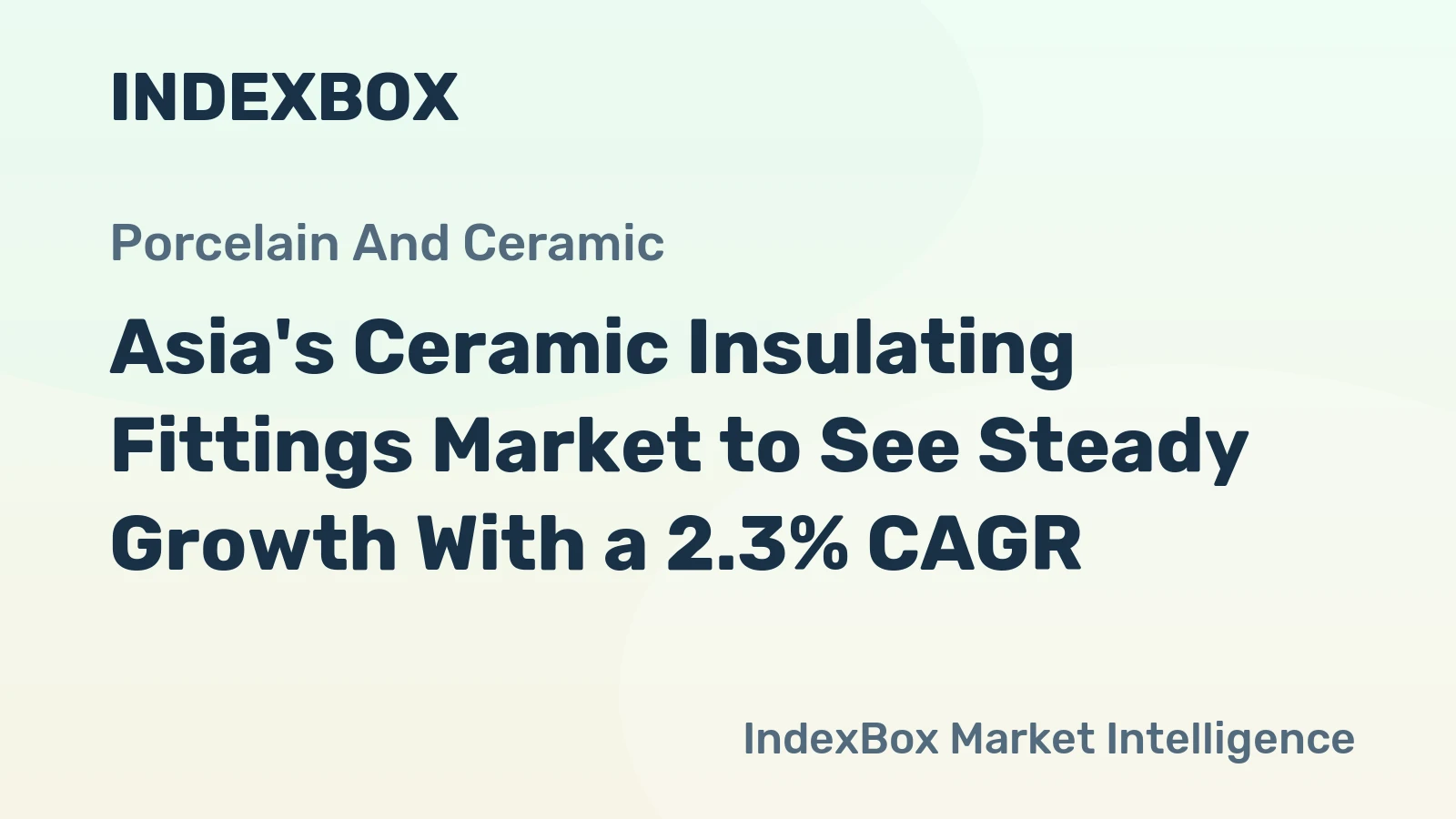 Asia's Ceramic Insulating Fittings Market to See Steady Growth With a 2.3% CAGR