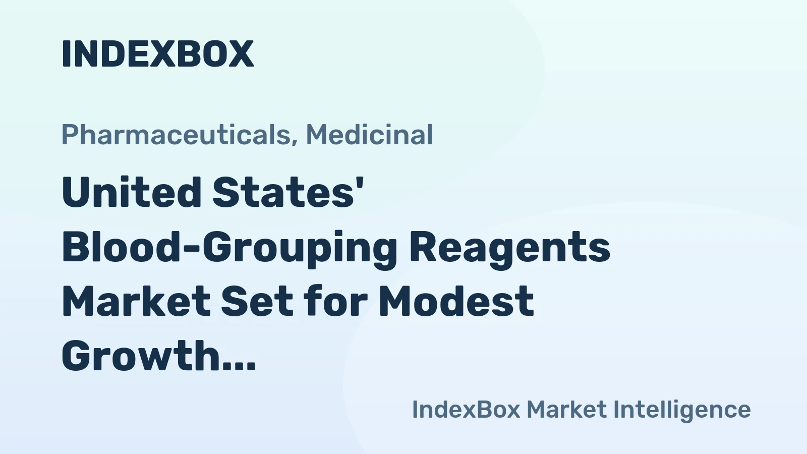 United States' Blood-Grouping Reagents Market Set for Modest Growth to 4.6K Tons and $335M