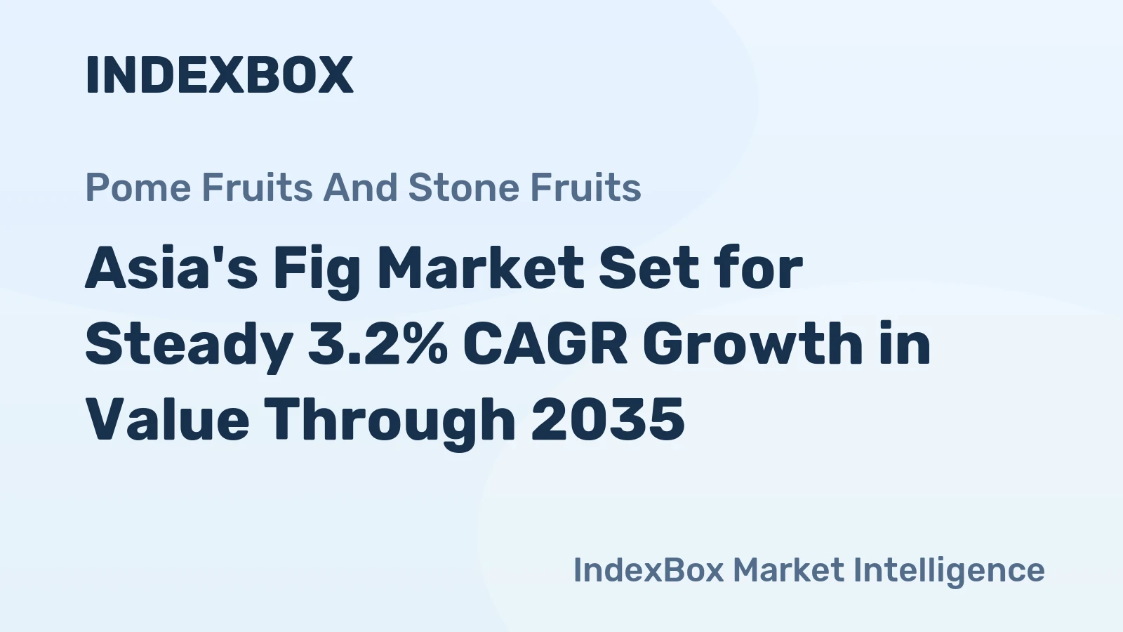 Asia's Fig Market Set for Steady 3.2% CAGR Growth in Value Through 2035