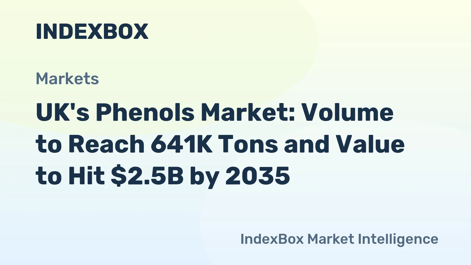 UK's Phenols Market: Volume to Reach 641K Tons and Value to Hit $2.5B by 2035