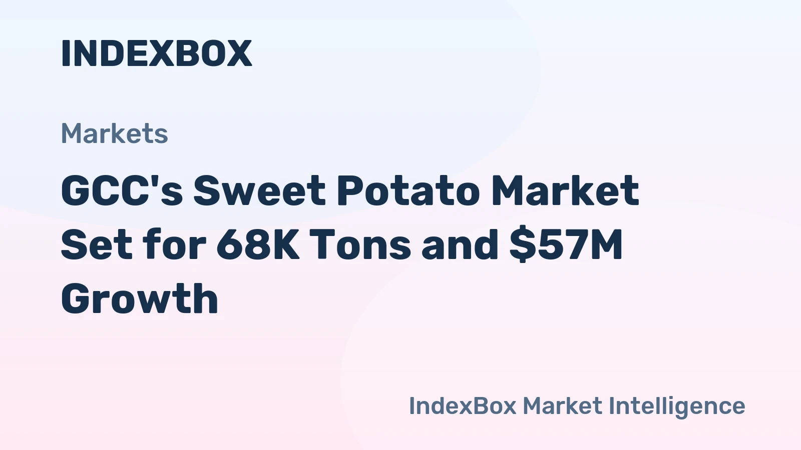 GCC's Sweet Potato Market Set for 68K Tons and $57M Growth