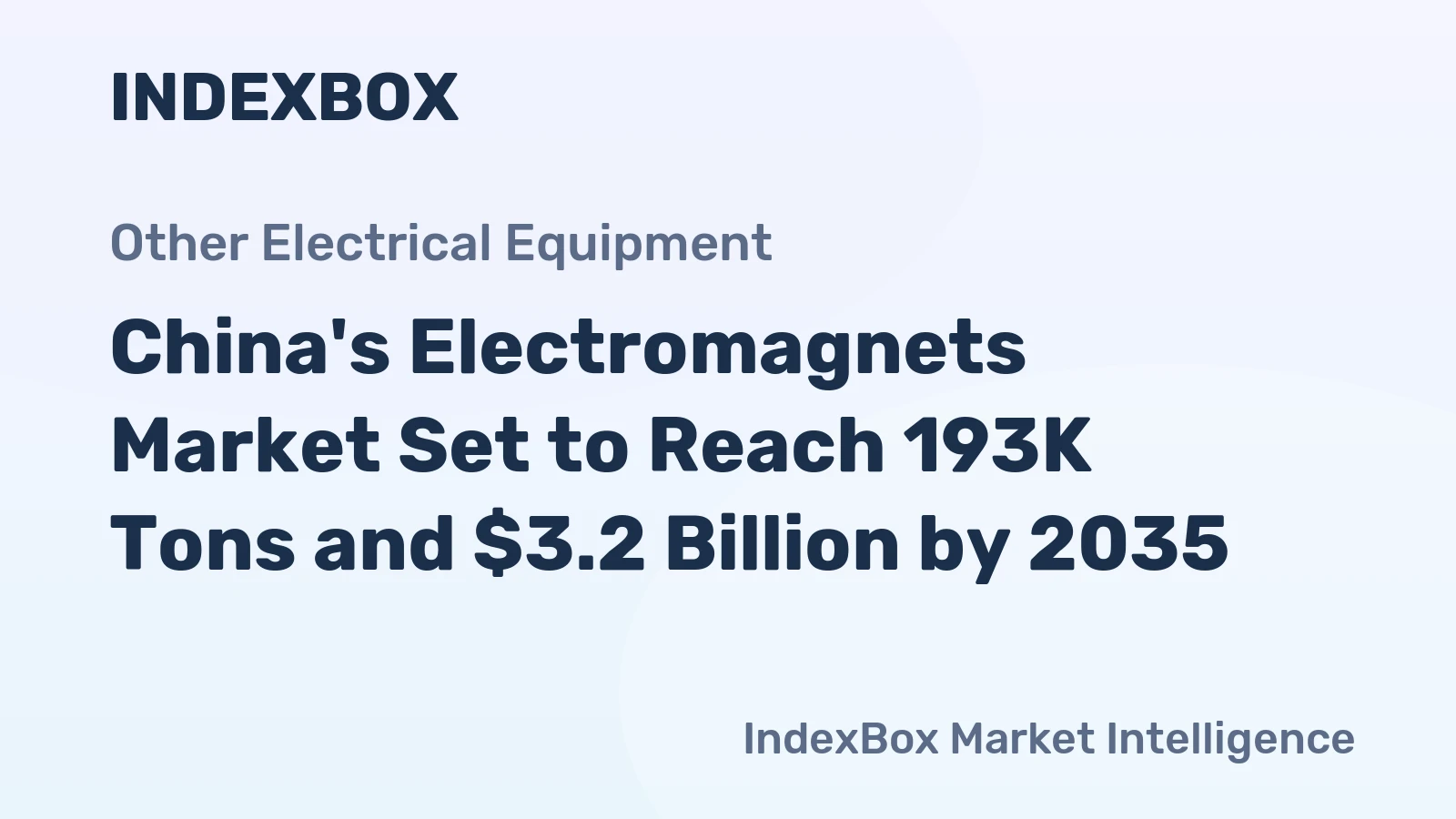 China's Electromagnets Market Set to Reach 193K Tons and $3.2 Billion by 2035