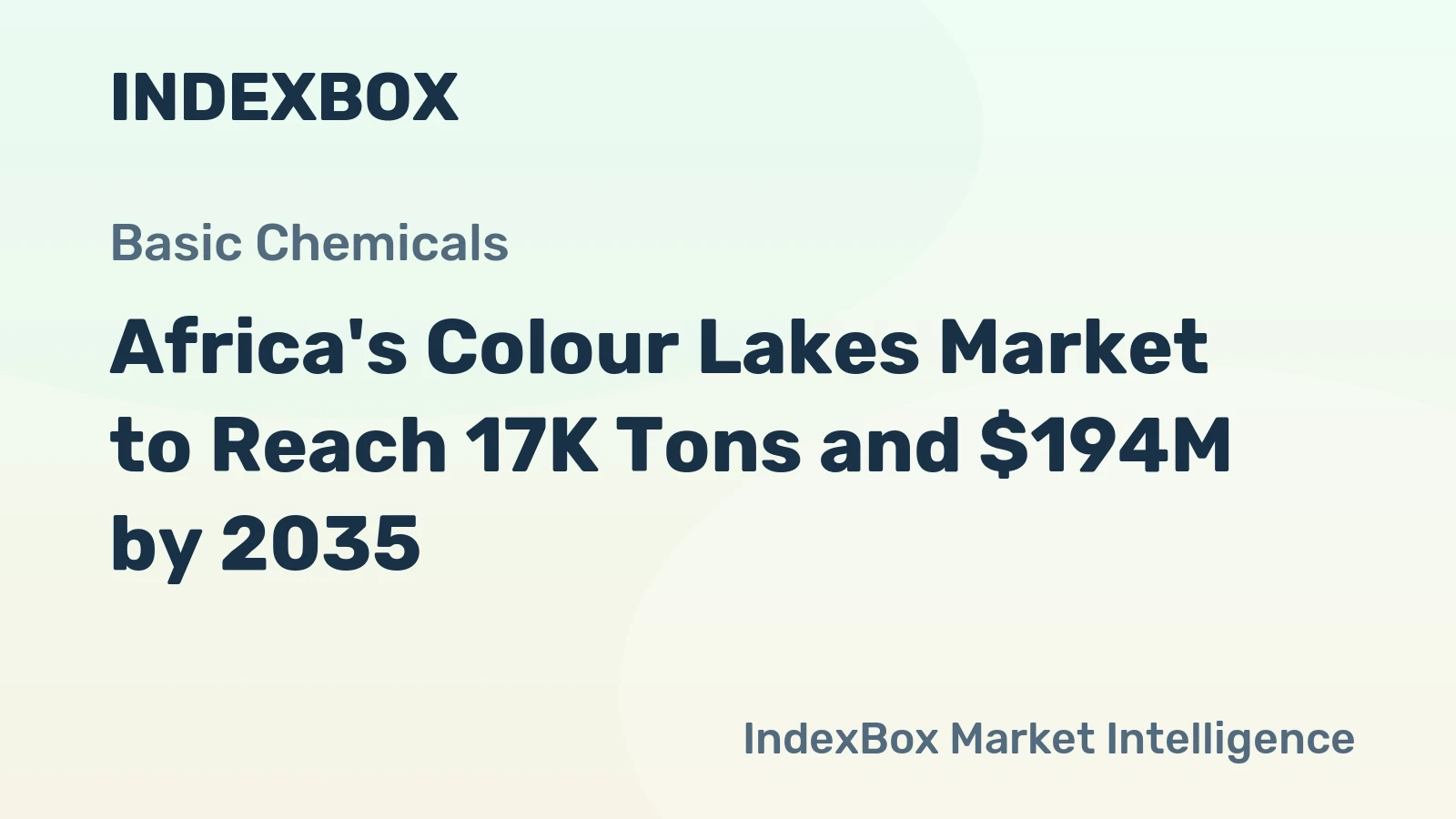 Africa's Colour Lakes Market to Reach 17K Tons and $194M by 2035