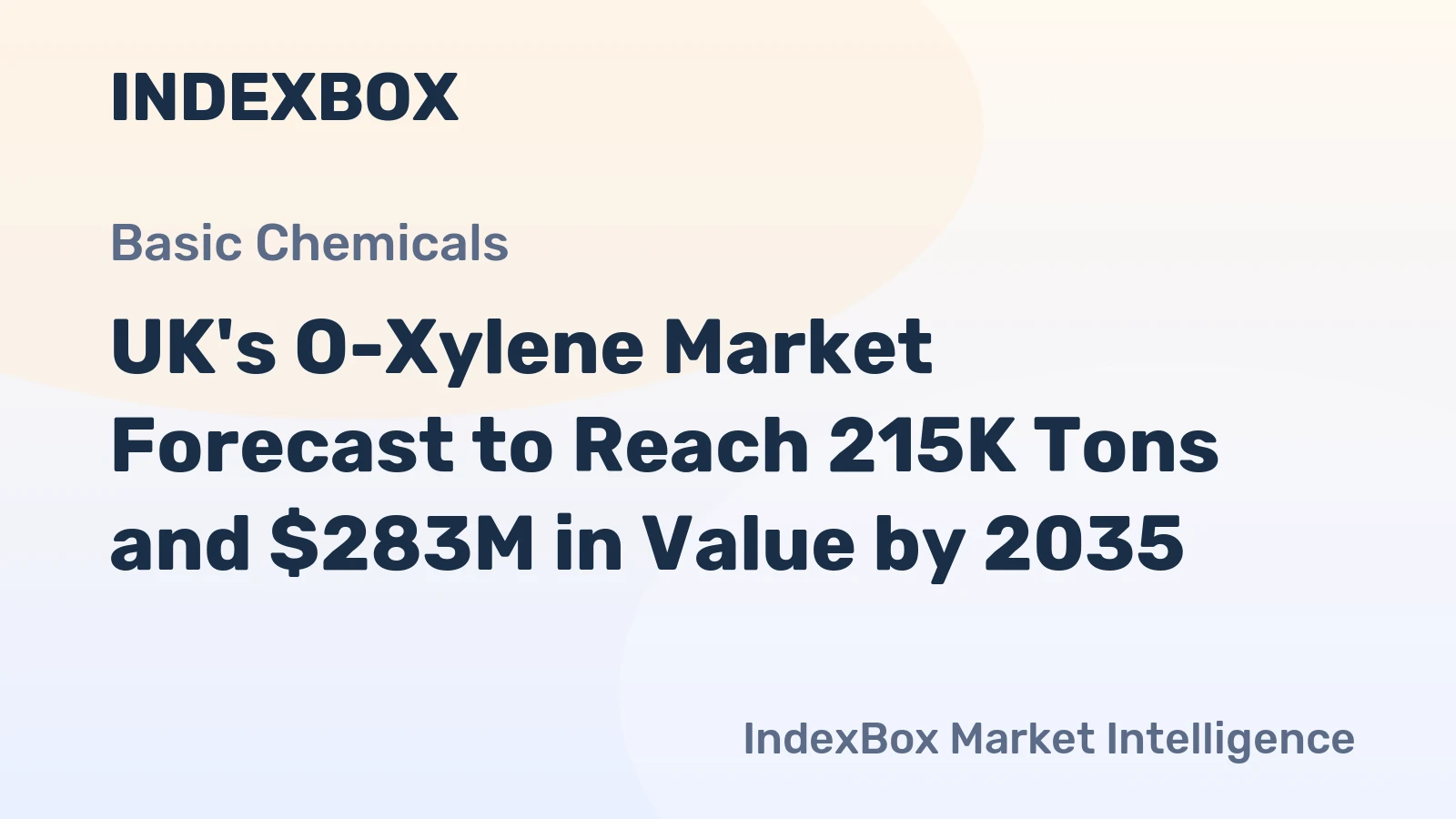 UK's O-Xylene Market Forecast to Reach 215K Tons and $283M in Value by 2035