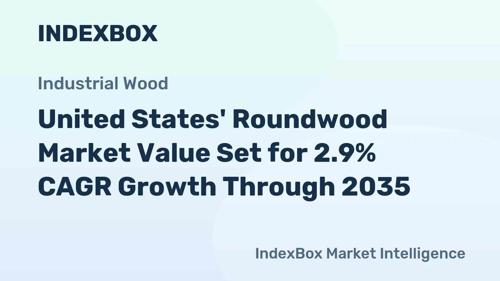 United States' Roundwood Market Value Set for 2.9% CAGR Growth Through 2035