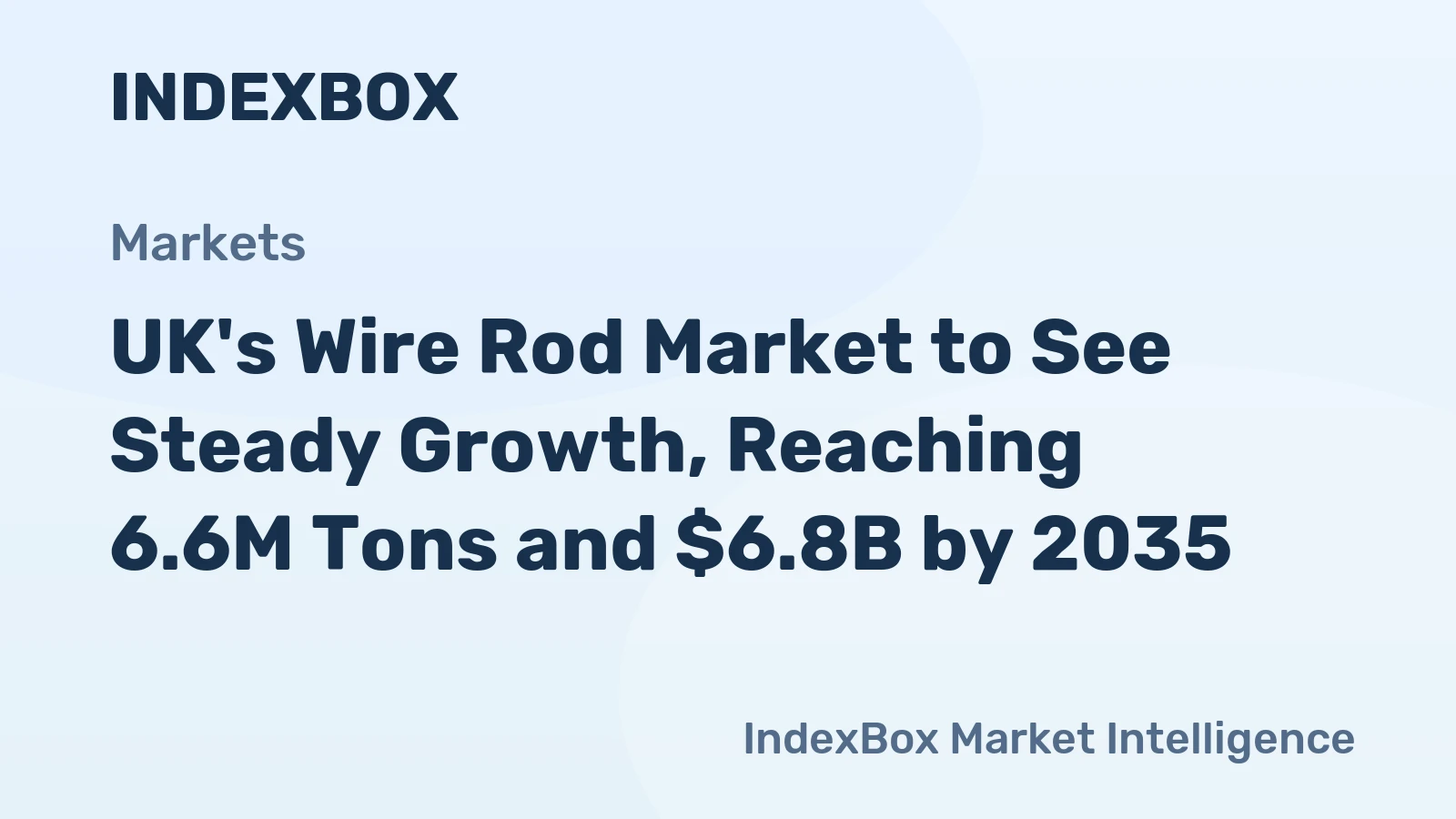 UK's Wire Rod Market to See Steady Growth, Reaching 6.6M Tons and $6.8B by 2035
