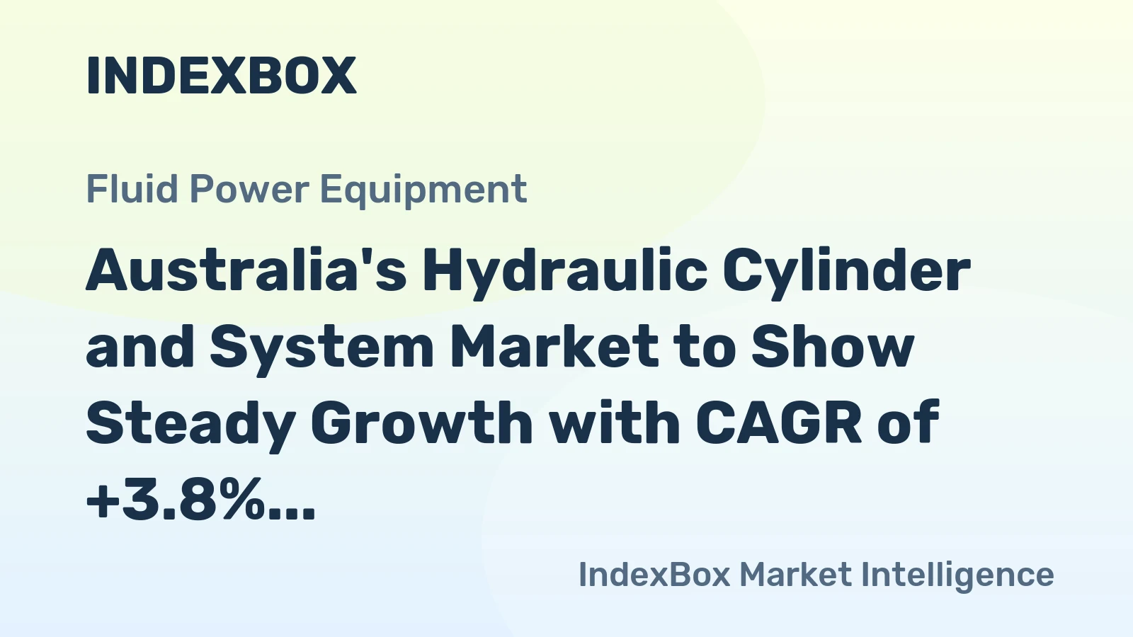 Australia's Hydraulic Cylinder and System Market to Show Steady Growth with CAGR of +3.8% from 2024 to 2035