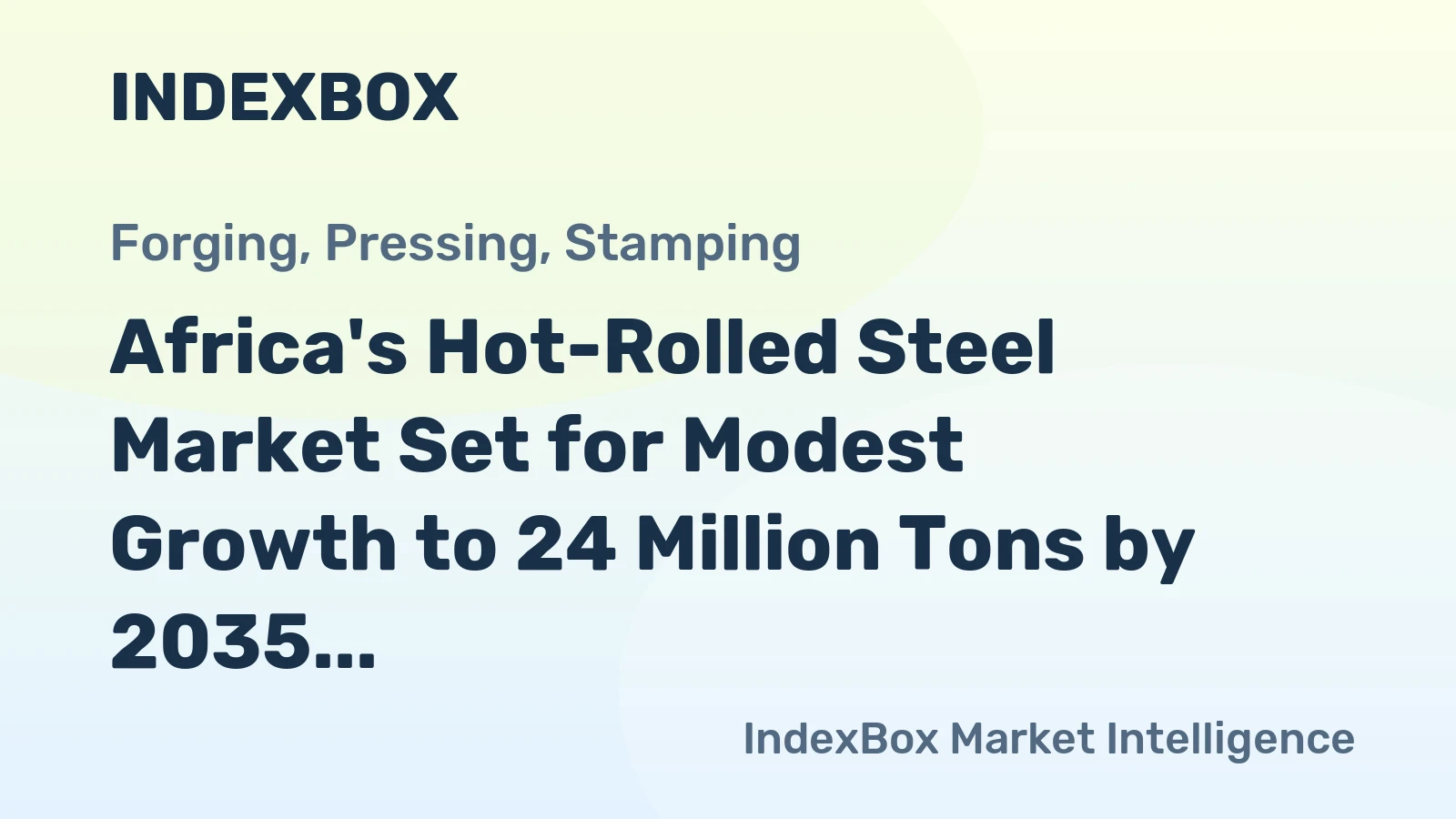 Africa's Hot-Rolled Steel Market Set for Modest Growth to 24 Million Tons by 2035