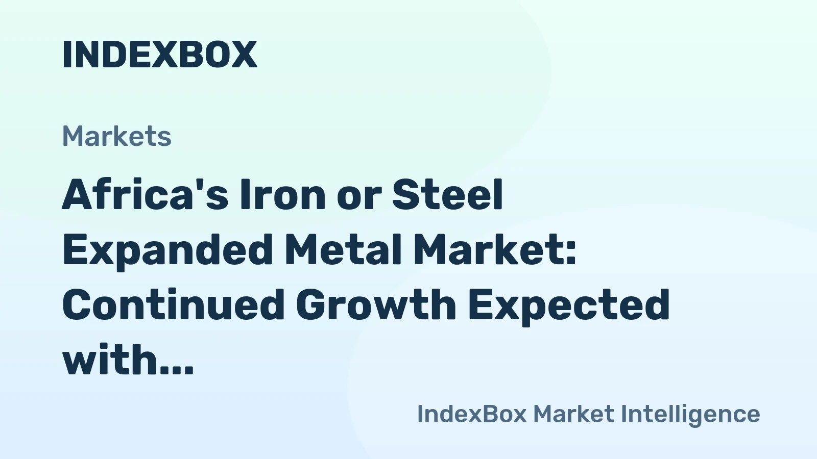 Africa's Iron or Steel Expanded Metal Market: Continued Growth Expected with Market Volume Reaching 56K Tons and Market Value Reaching $83M by 2035