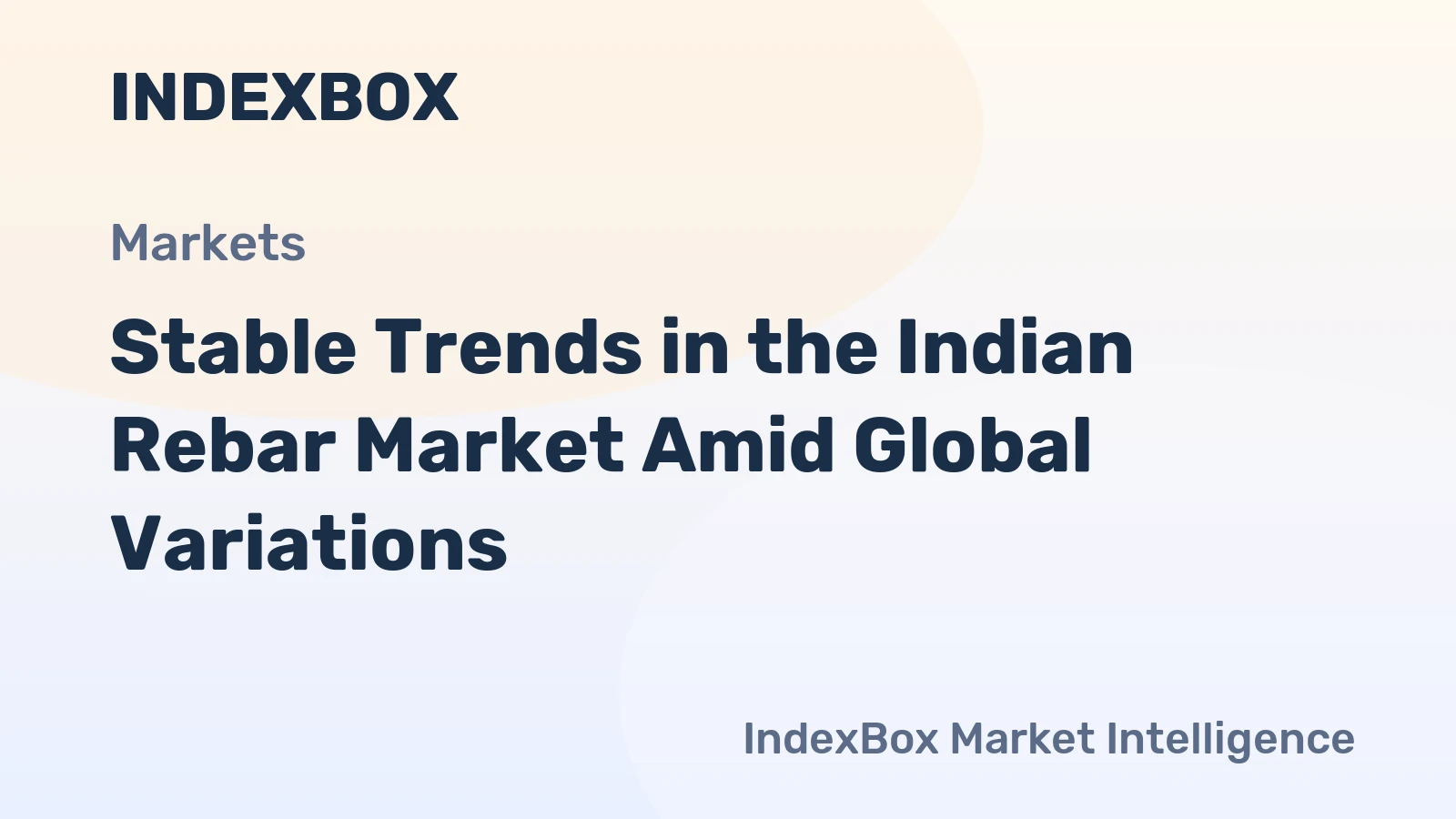 Stable Trends in the Indian Rebar Market Amid Global Variations