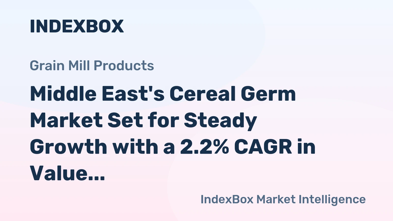 Middle East's Cereal Germ Market Set for Steady Growth with a 2.2% CAGR in Value