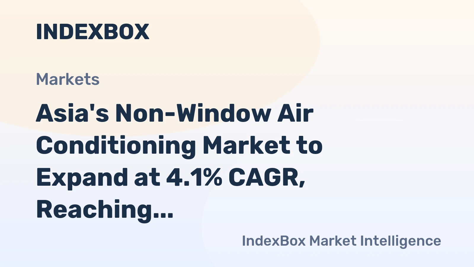 Asia's Non-Window Air Conditioning Market to Expand at 4.1% CAGR, Reaching 31M Units by 2035