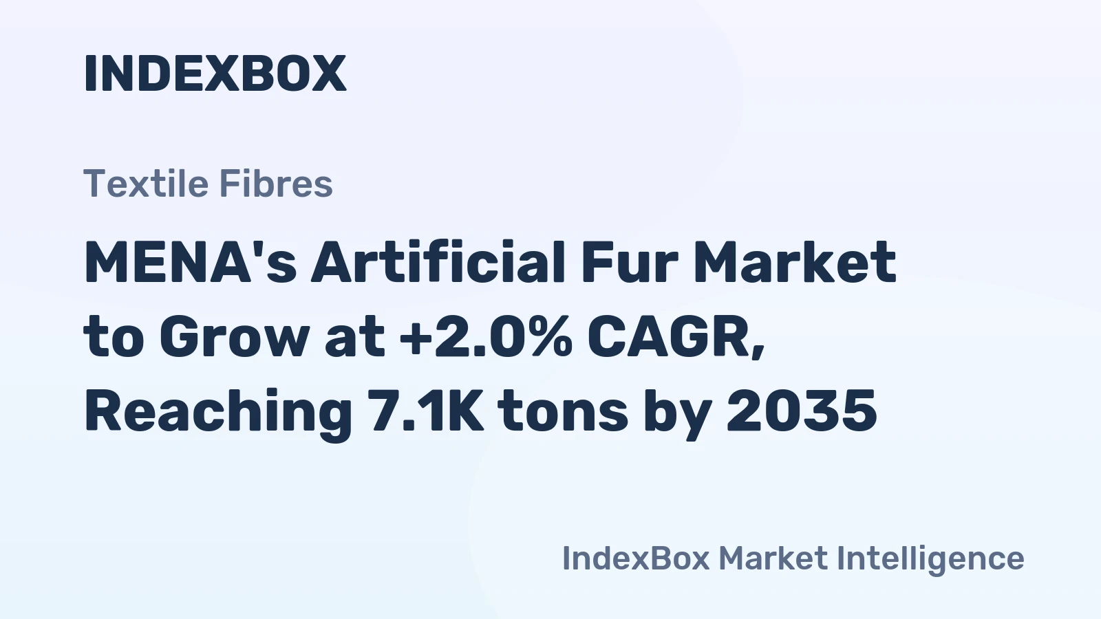 MENA's Artificial Fur Market to Grow at +2.0% CAGR, Reaching 7.1K tons by 2035