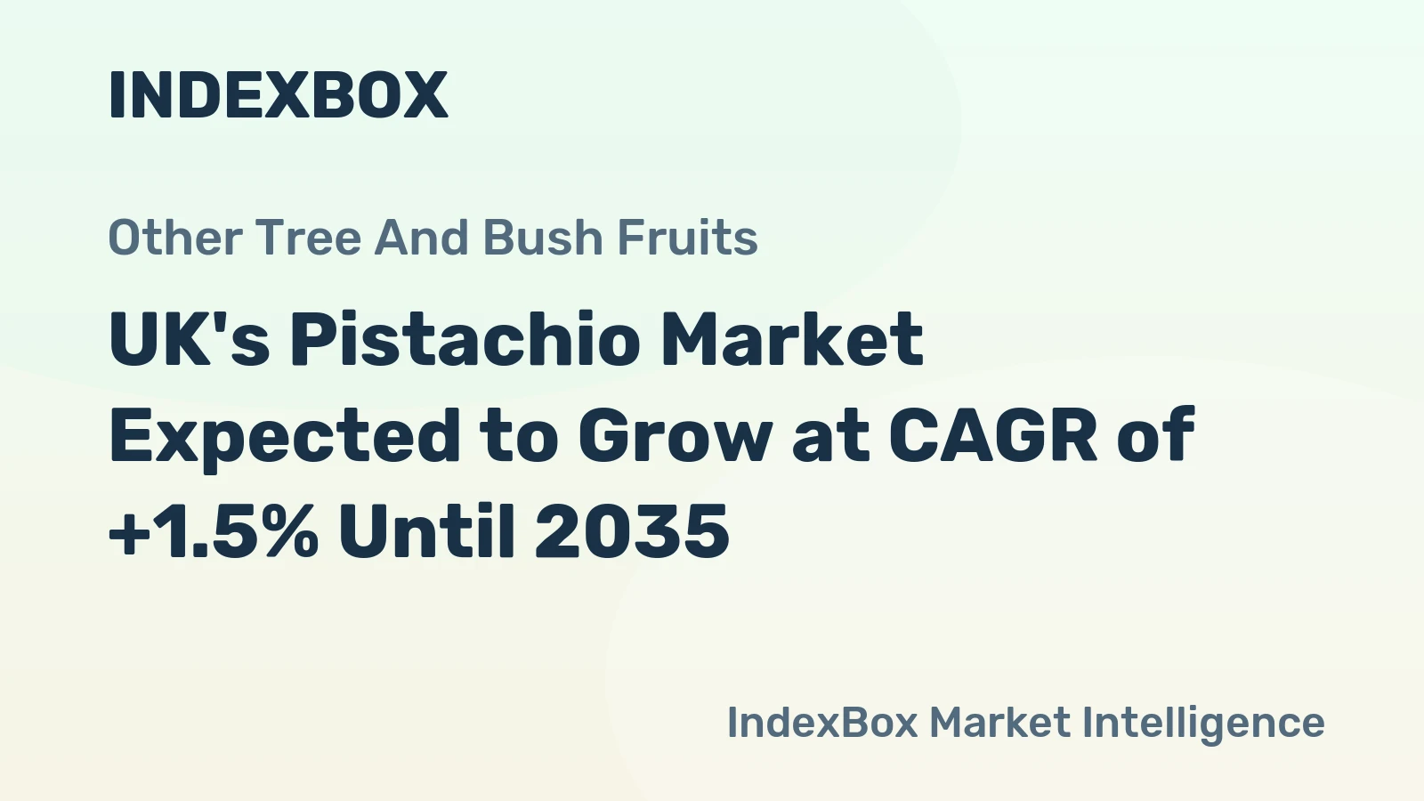 UK's Pistachio Market Expected to Grow at CAGR of +1.5% Until 2035
