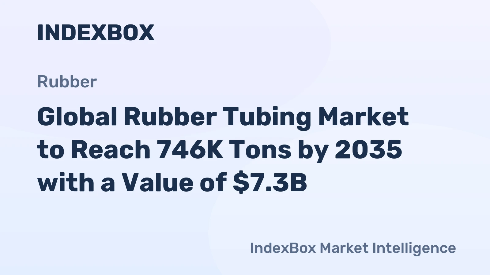 Global Rubber Tubing Market to Reach 746K Tons by 2035 with a Value of $7.3B