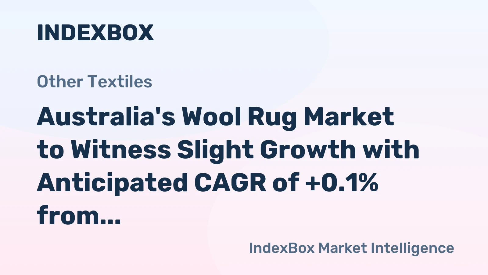 Australia's Wool Rug Market to Witness Slight Growth with Anticipated CAGR of +0.1% from 2024 to 2035