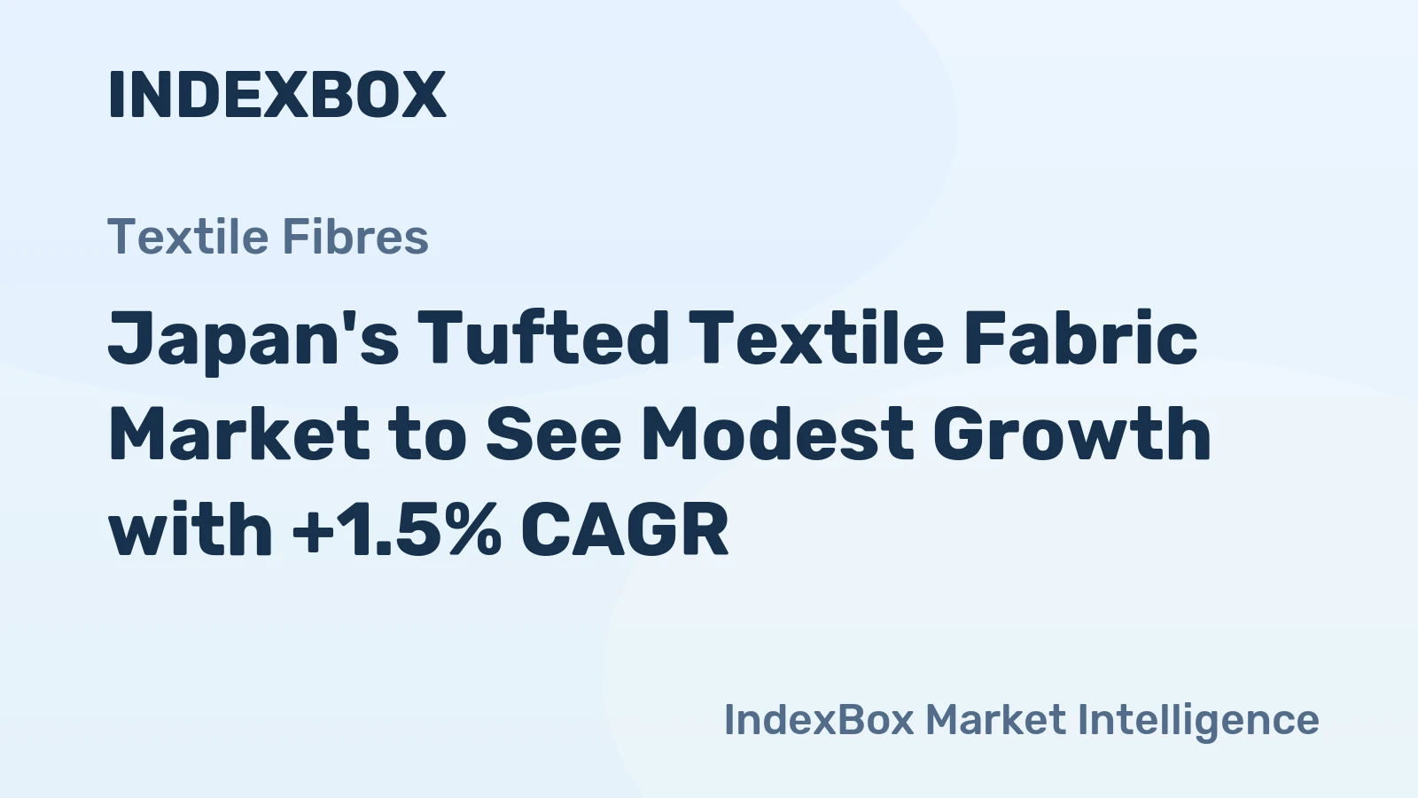 Japan's Tufted Textile Fabric Market to See Modest Growth with +1.5% CAGR