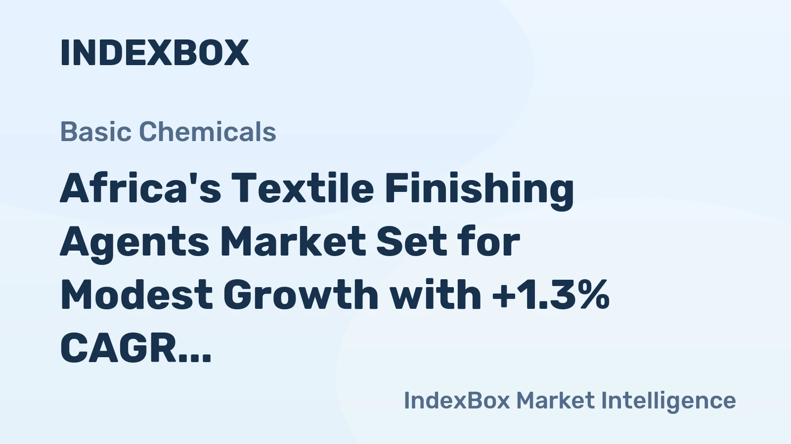 Africa's Textile Finishing Agents Market Set for Modest Growth with +1.3% CAGR Through 2035