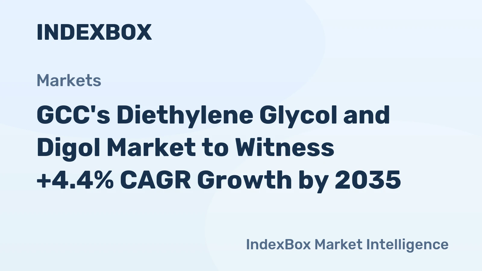 GCC's Diethylene Glycol and Digol Market to Witness +4.4% CAGR Growth by 2035