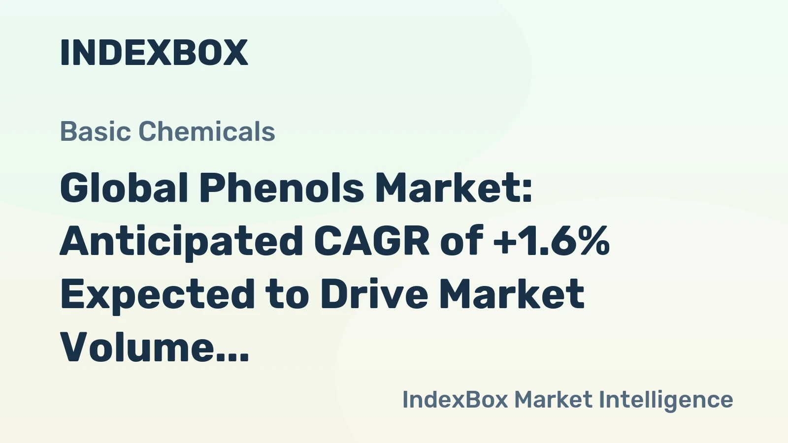 Global Phenols Market: Anticipated CAGR of +1.6% Expected to Drive Market Volume to 34M Tons by 2035